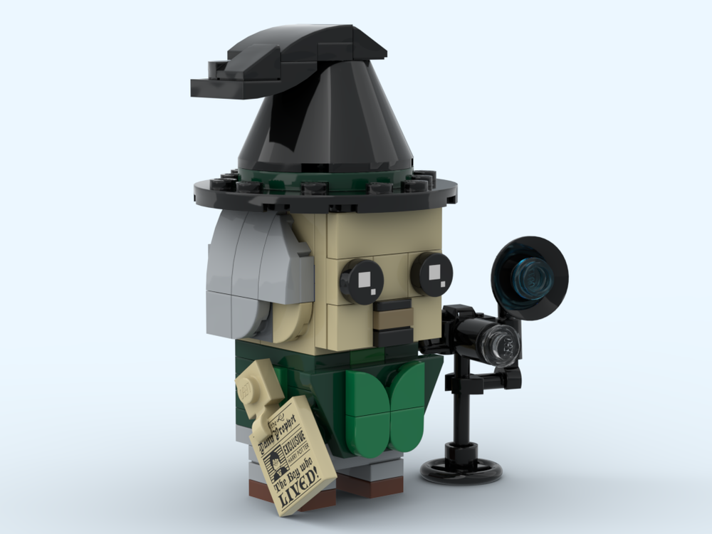LEGO MOC Daily Prophet Reporter by LegoMocBrickheadz | Rebrickable ...