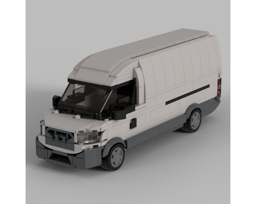 LEGO MOC 2020 Ford Transit Van (white) by SpeedHunCreations ...