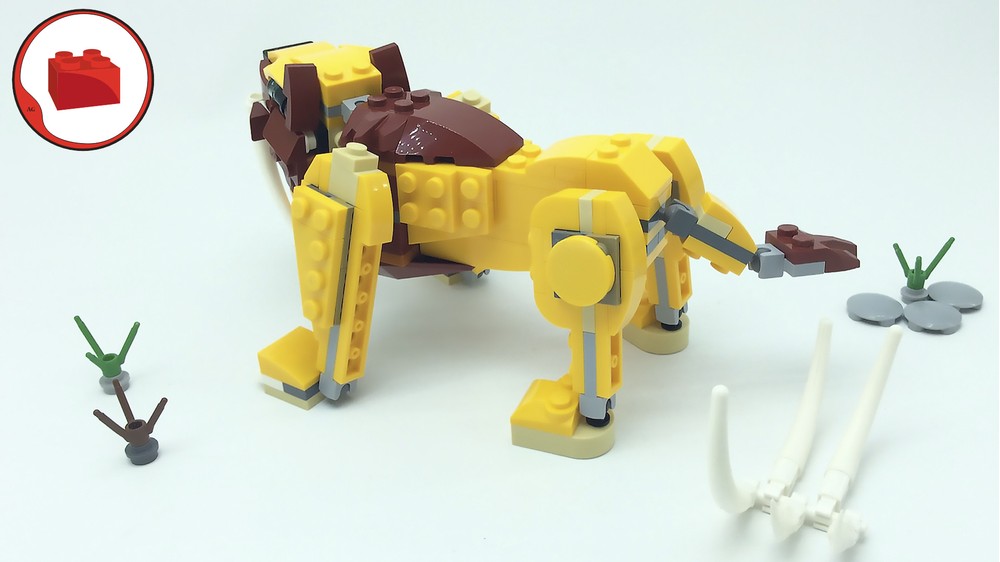 LEGO MOC Saber-toothed tiger - Lego Creator 31112 set by Bricks Ideas ...