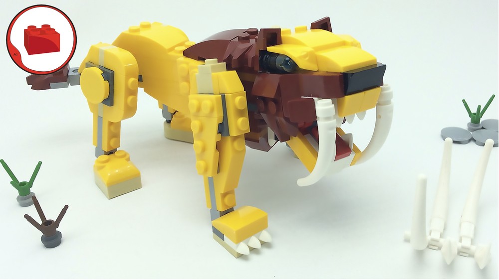 LEGO MOC Saber-toothed tiger - Lego Creator 31112 set by Bricks Ideas ...