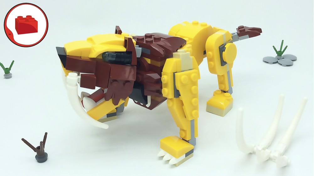 LEGO MOC Saber-toothed tiger - Lego Creator 31112 set by Bricks Ideas ...