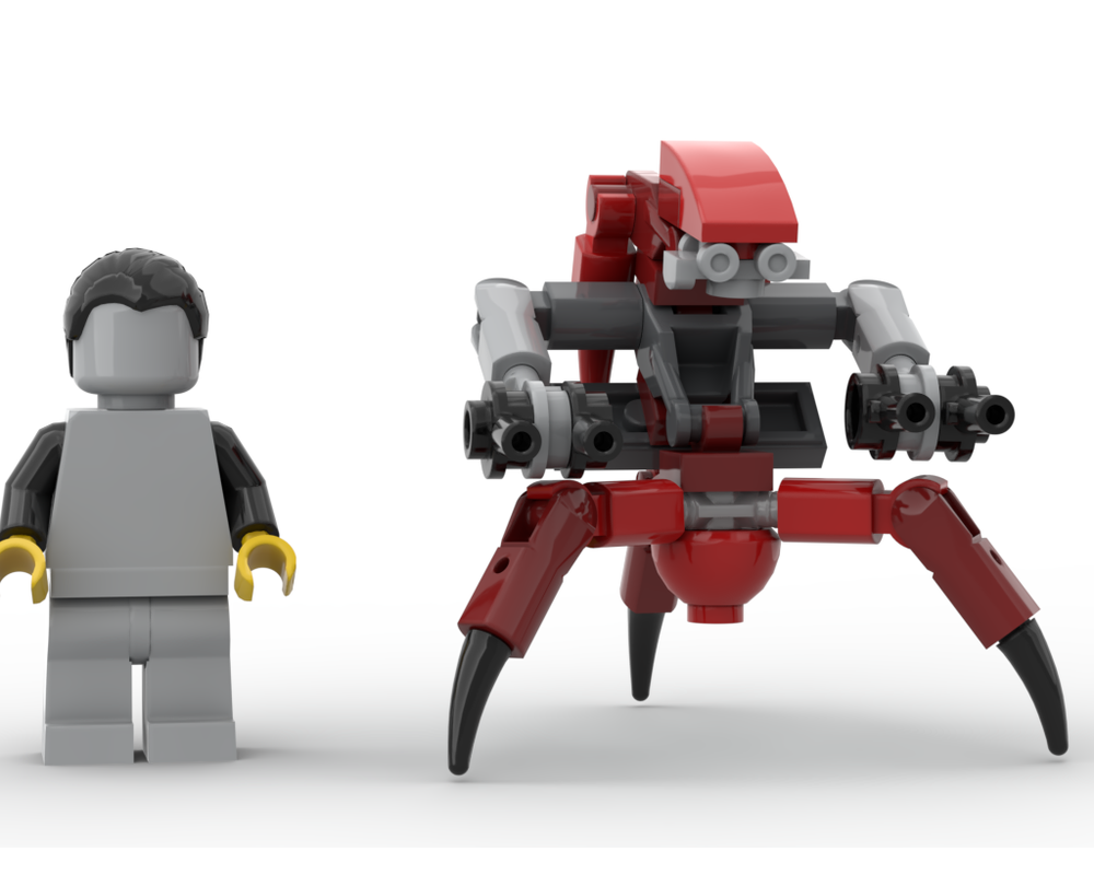 Lego Moc Droideka Minifig Scale By Dujk Rebrickable Build With Lego