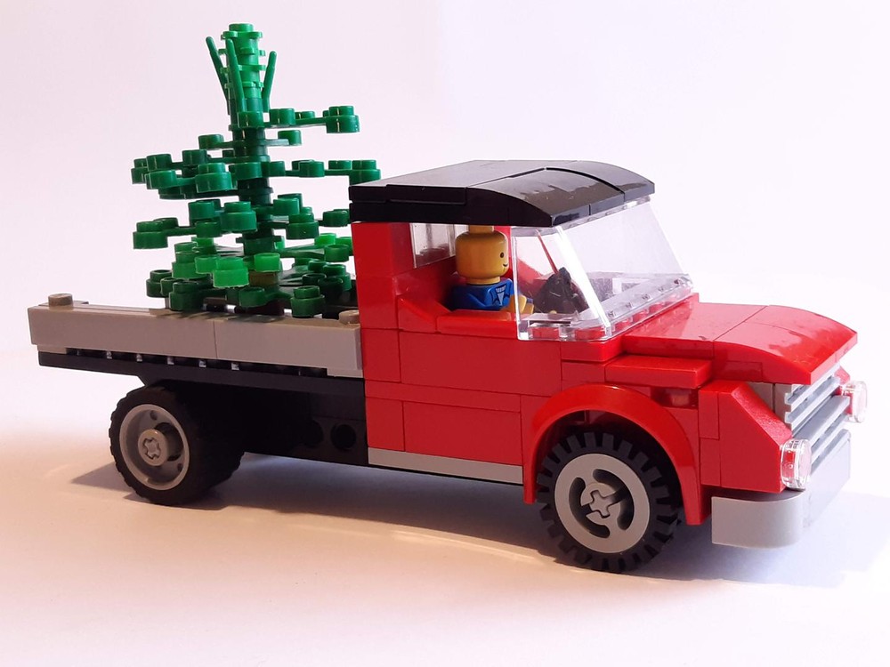 Lego Moc Red Truck By Gyugyu Rebrickable Build With Lego