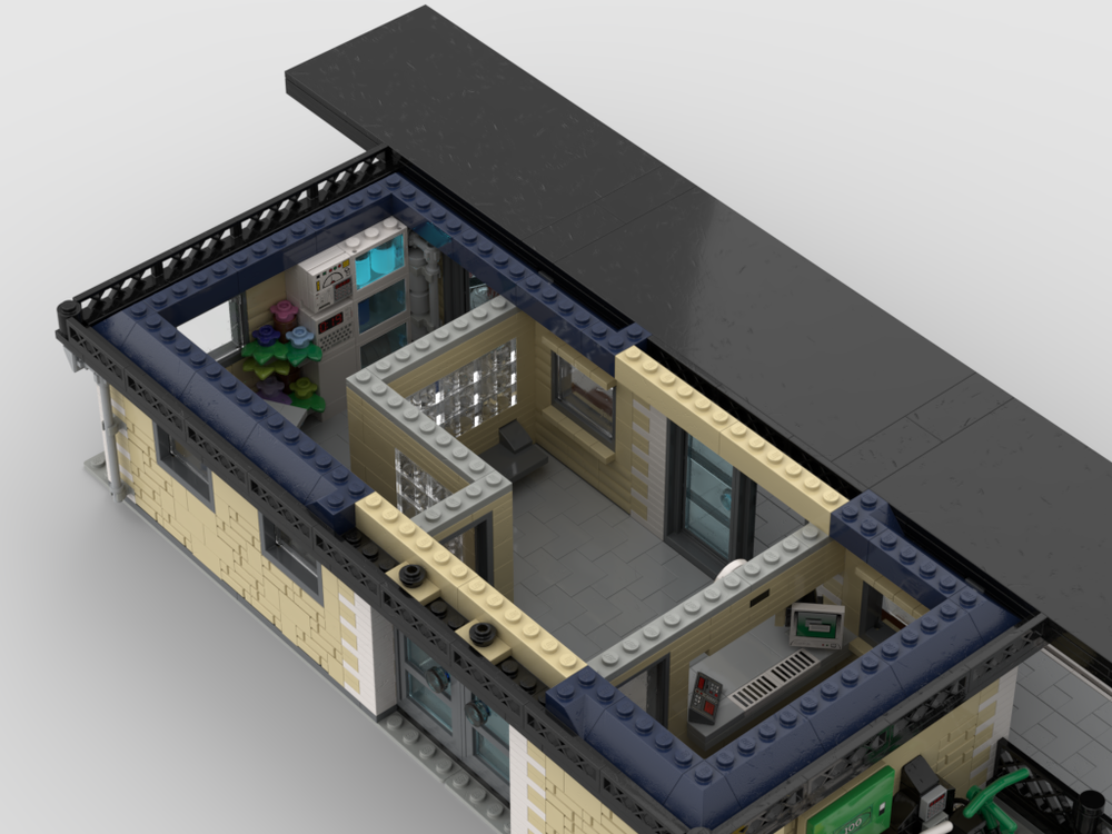 LEGO MOC Train station by john_brickmold | Rebrickable - Build with LEGO