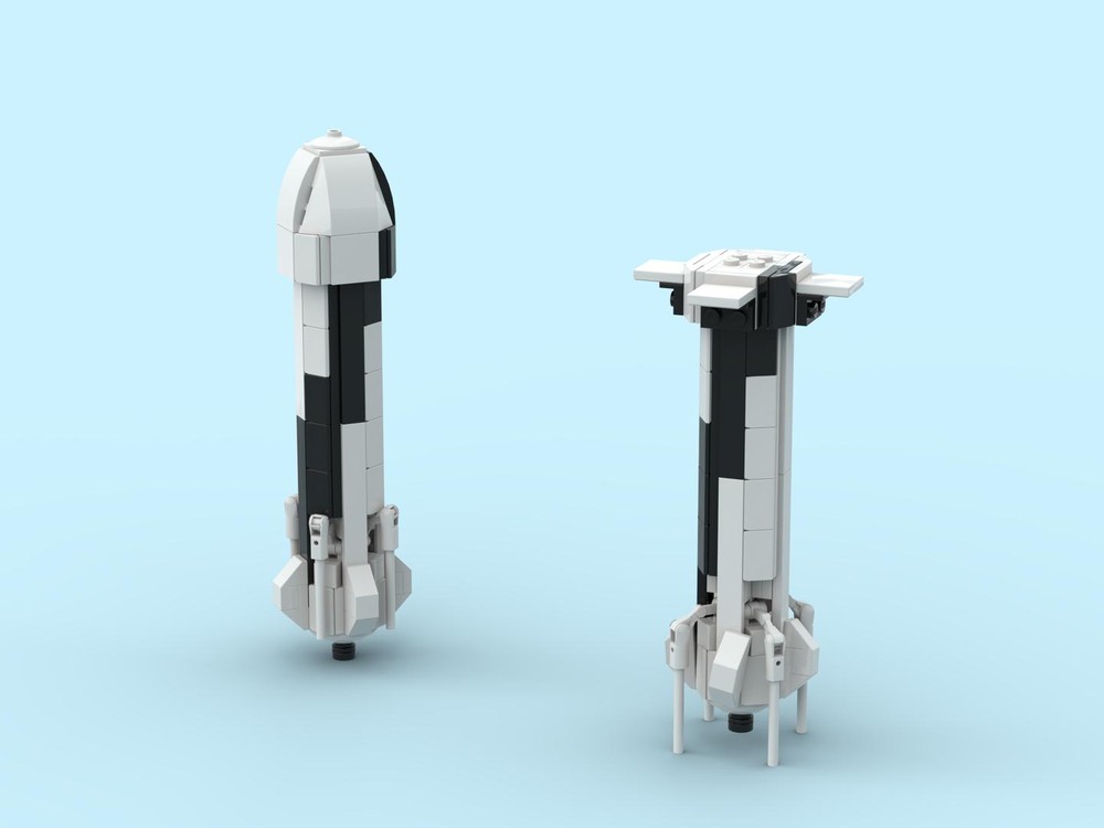 LEGO MOC New Shepard (Saturn V Scale) by falcons | Rebrickable - Build ...