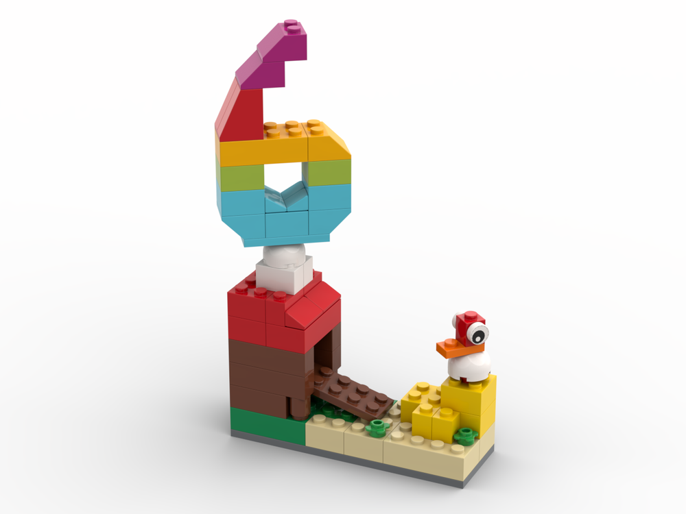 LEGO MOC Sixth Birthday by BrickBrush | Rebrickable - Build with LEGO