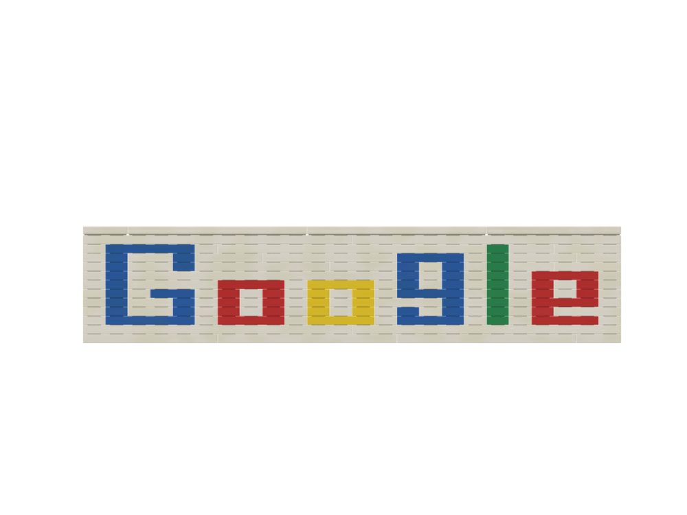 LEGO MOC Google logo by 10greg | Rebrickable - Build with LEGO