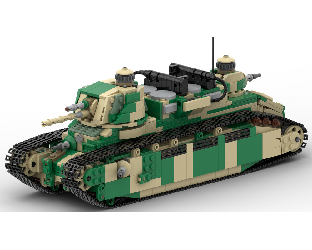LEGO MOC 1:35 Char 2C by super_cacti | Rebrickable - Build with LEGO