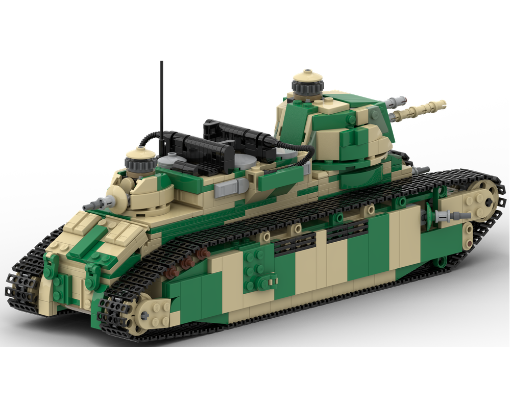 LEGO MOC 1:35 Char 2C by super_cacti | Rebrickable - Build with LEGO