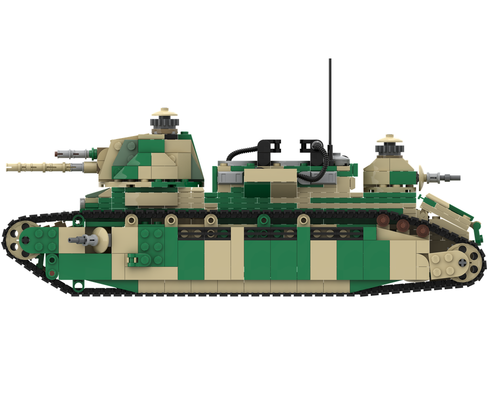 LEGO MOC 1:35 Char 2C by super_cacti | Rebrickable - Build with LEGO