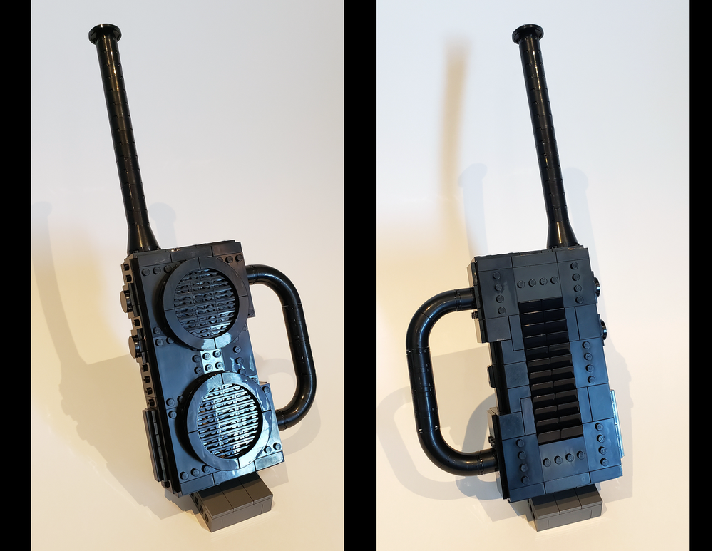 LEGO MOC Minifigure Radio - Human Size by Jeffy-O | Rebrickable - Build ...