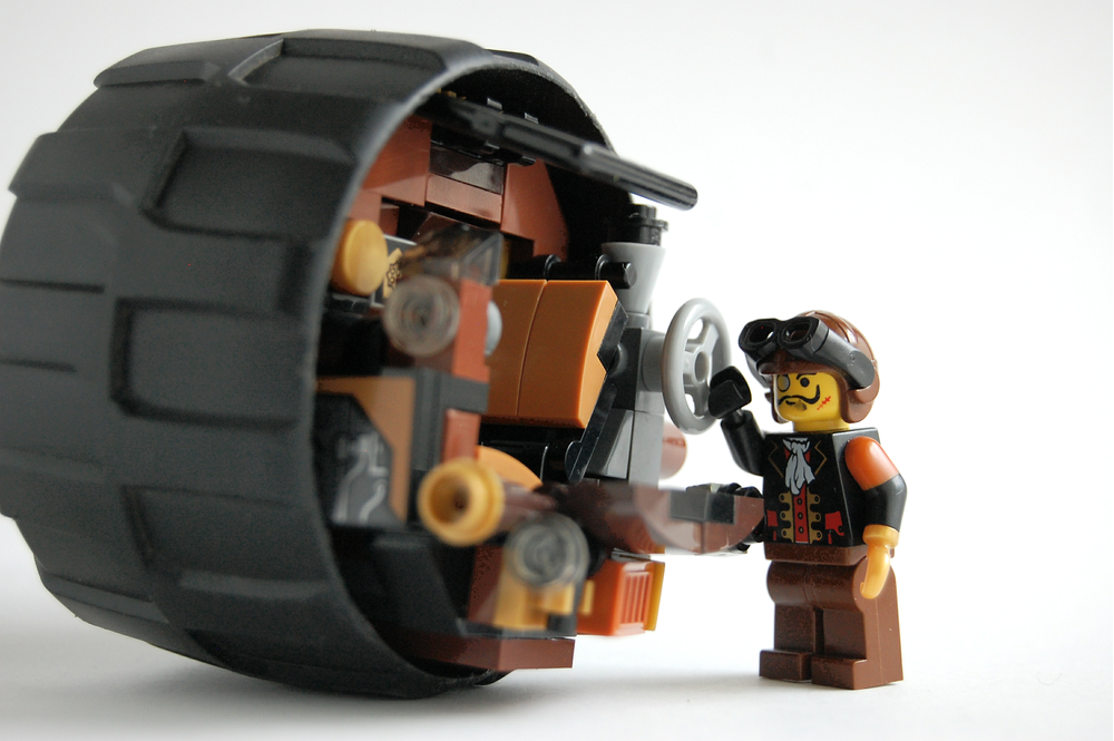 LEGO MOC Steampunk Monowheel by dorianbricktron | Rebrickable - Build ...