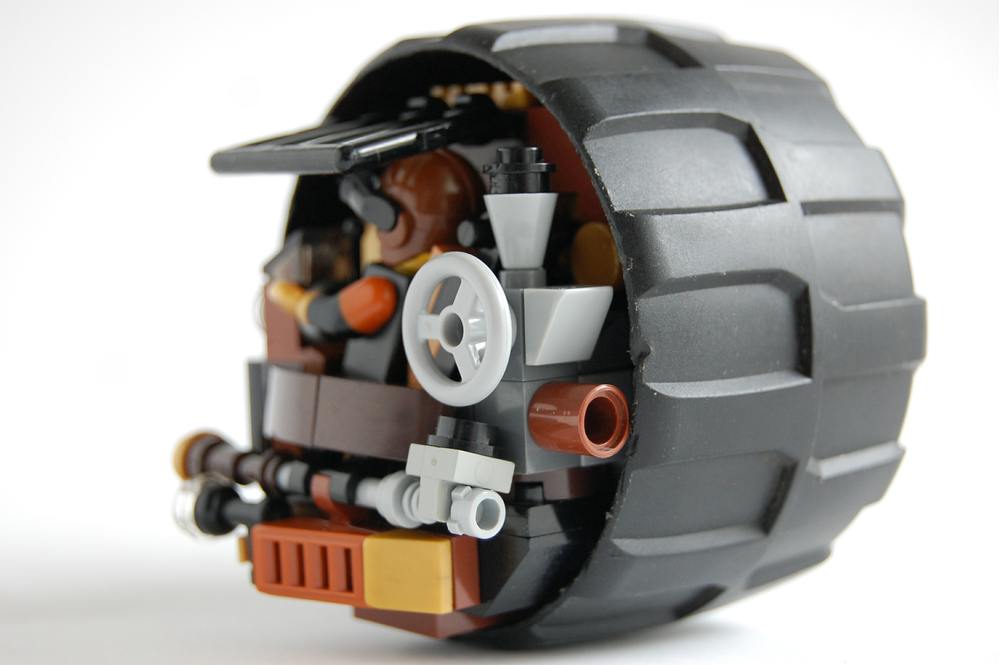 LEGO MOC Steampunk Monowheel by dorianbricktron | Rebrickable - Build ...