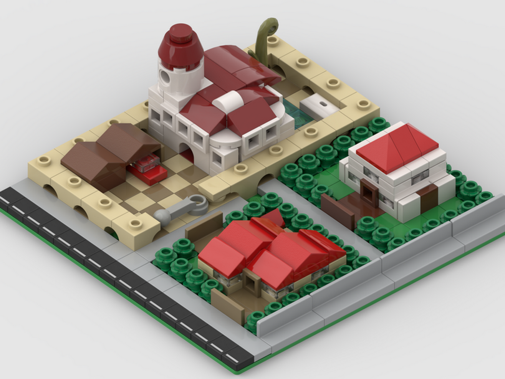 LEGO MOC Microscale Housing Estates by cirdec | Rebrickable - Build ...