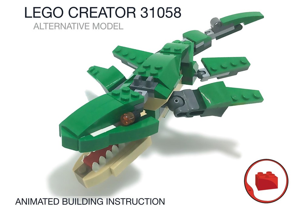LEGO MOC Mosasaurus Dinosaur MOC - Lego Creator 31058 by Bricks Ideas ...