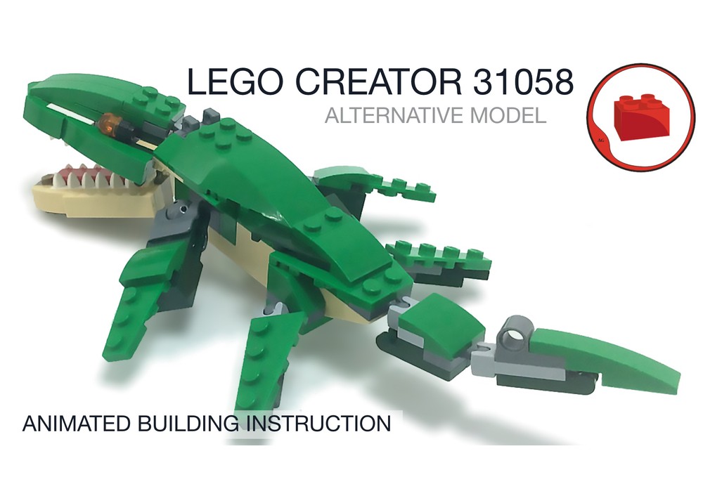 LEGO MOC Mosasaurus Dinosaur MOC - Lego Creator 31058 by Bricks Ideas ...