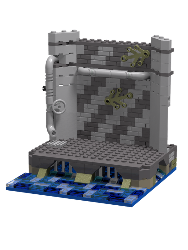 LEGO MOC TMNT: Sewer - Additional wall 1 by Daddyniemi | Rebrickable ...