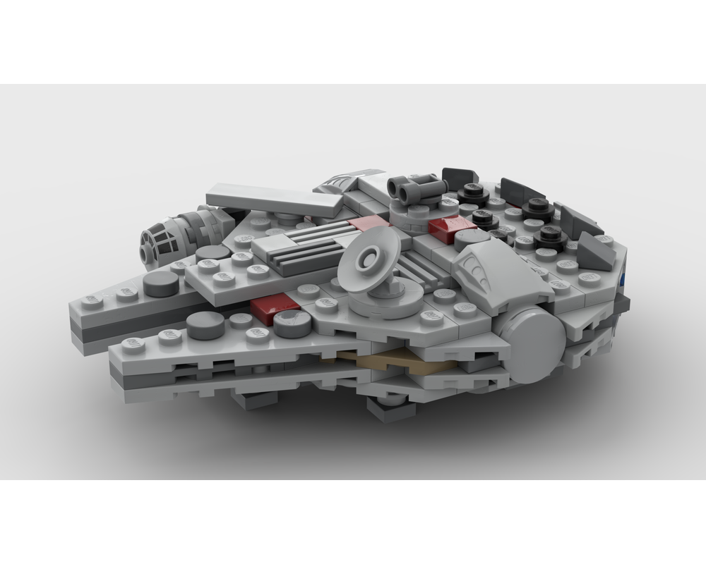 LEGO MOC Millennium Falcon V2 by ZeroFoxGiven | Rebrickable - Build ...