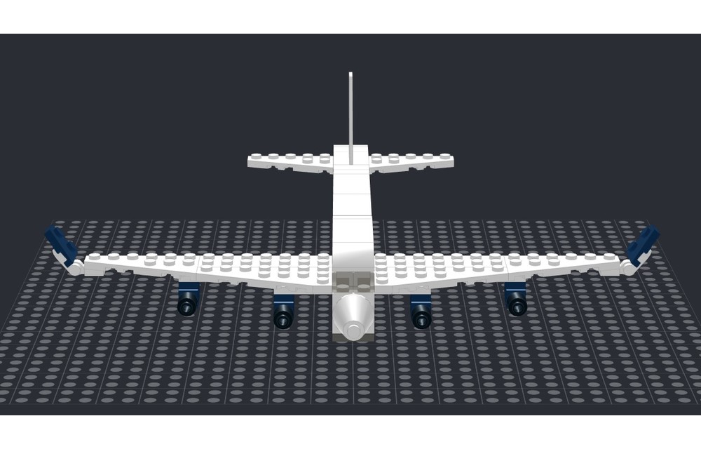 LEGO MOC Mini Lego Boeing 747-400 by Dusty369 | Rebrickable - Build ...