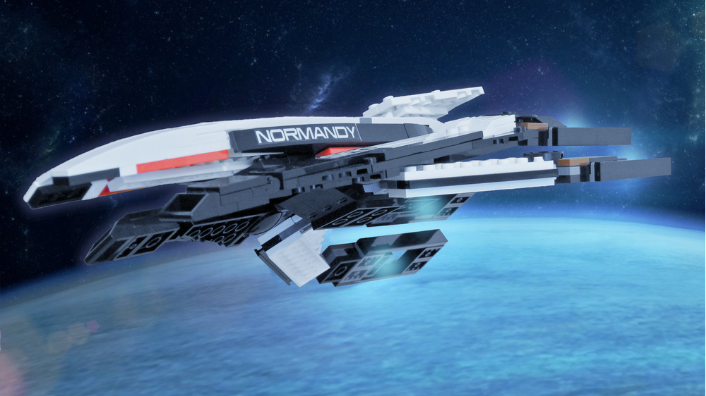 LEGO MOC SSV Normandy SR-1 - Mass Effect by UsernameGeri | Rebrickable ...