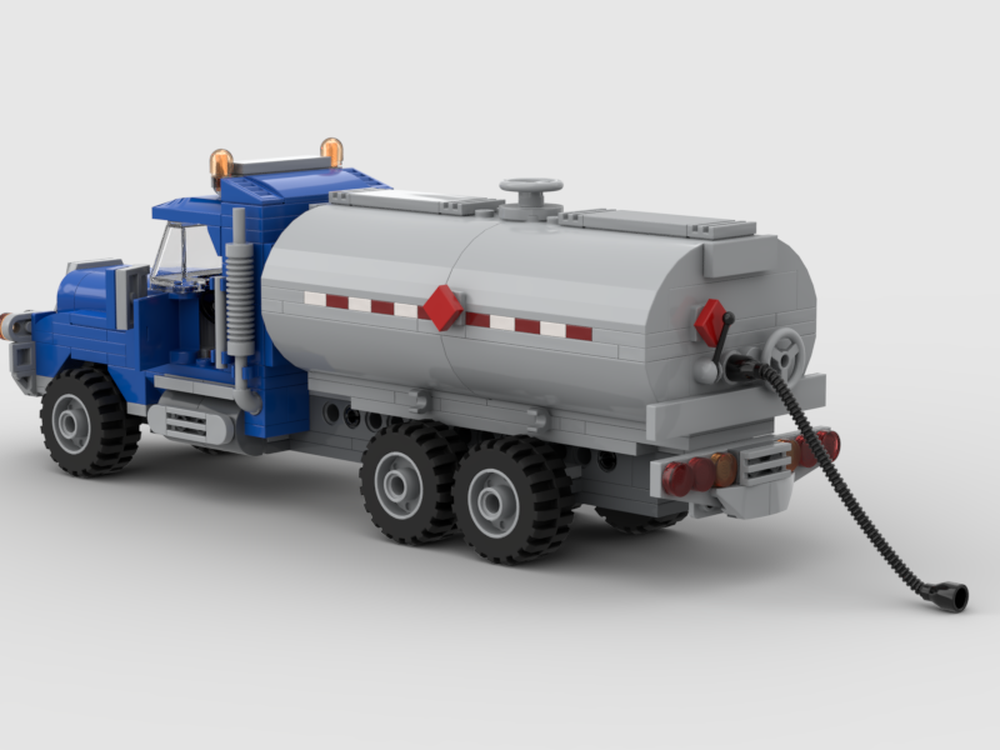LEGO MOC Fuel Truck by HaulingBricks | Rebrickable - Build with LEGO
