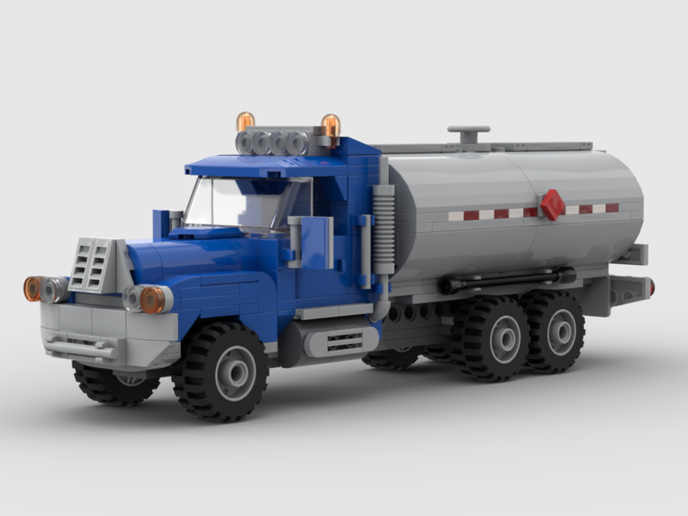LEGO MOC Fuel Truck by HaulingBricks | Rebrickable - Build with LEGO
