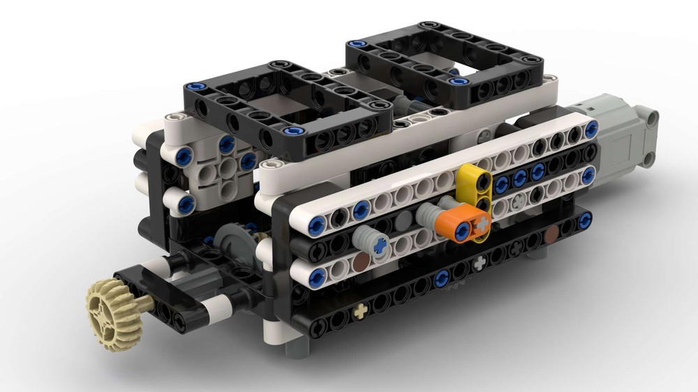 Lego Moc Two Degrees Of Freedom 2 Speed Automatic Gearbox By