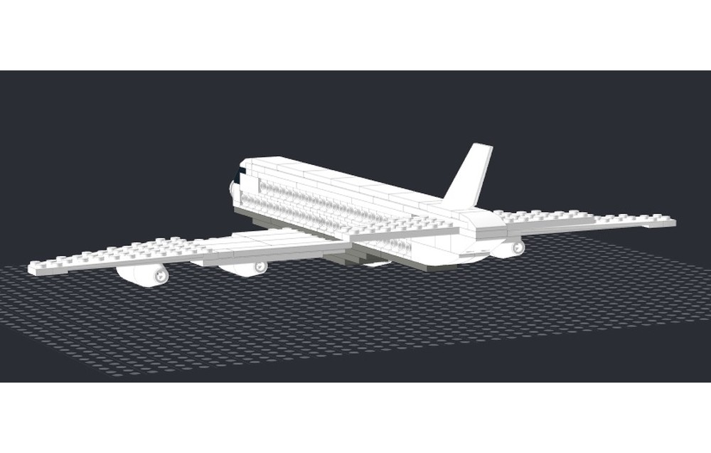 LEGO MOC Mini Airbus A380 by Dusty369 | Rebrickable - Build with LEGO