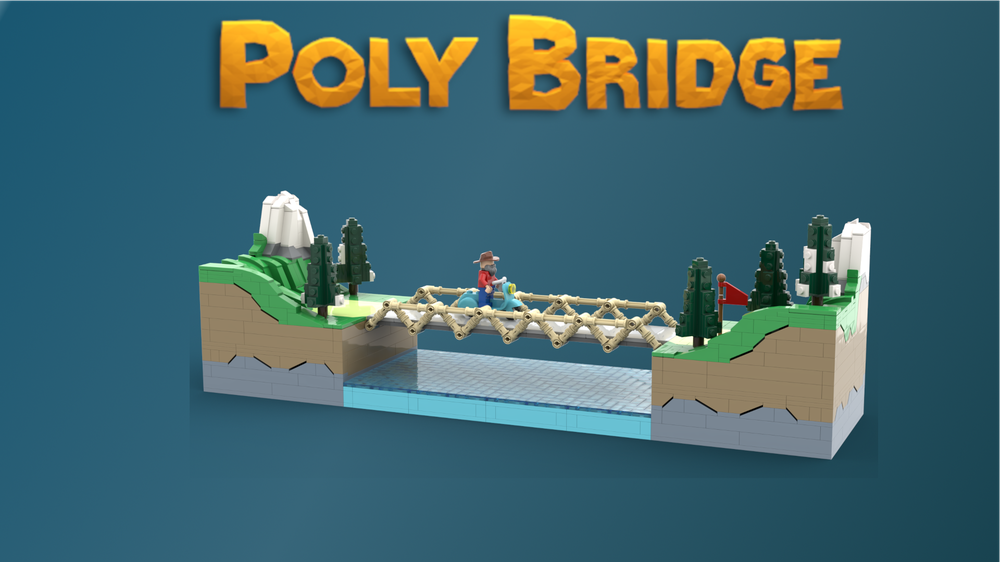 LEGO MOC Poly Bridge - Modular Poly Bridge System by noggels ...