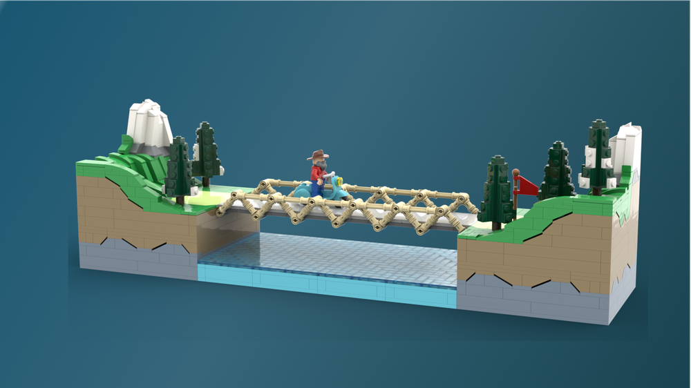 LEGO MOC Poly Bridge - Modular Poly Bridge System by noggels ...