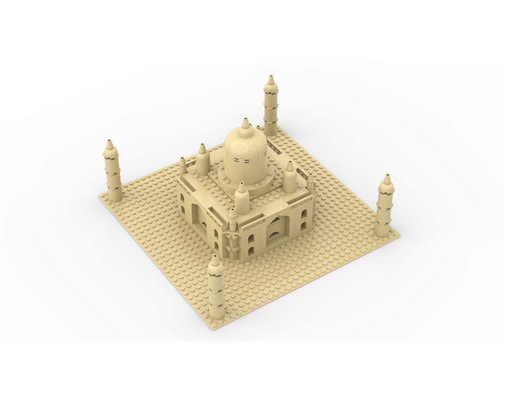 LEGO MOC Taj Mahal by xmsbricks | Rebrickable - Build with LEGO