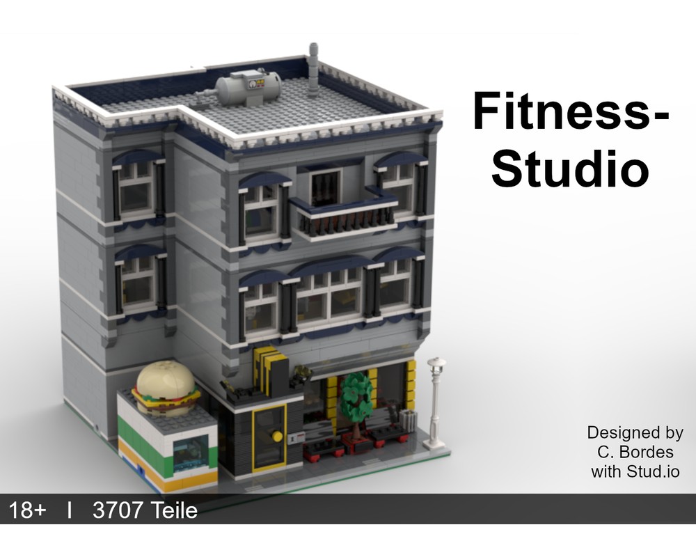 LEGO MOC Fitness Center by Borcas | Rebrickable - Build with LEGO