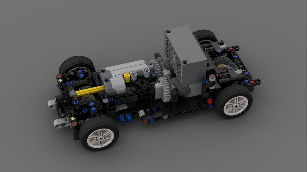 LEGO MOC Small AWD Chassis (Buwizz) by grs_bricks | Rebrickable - Build ...