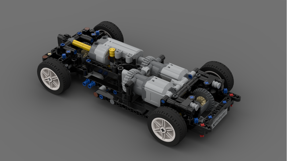 LEGO MOC Small AWD Chassis (Buwizz) by grs_bricks | Rebrickable - Build ...