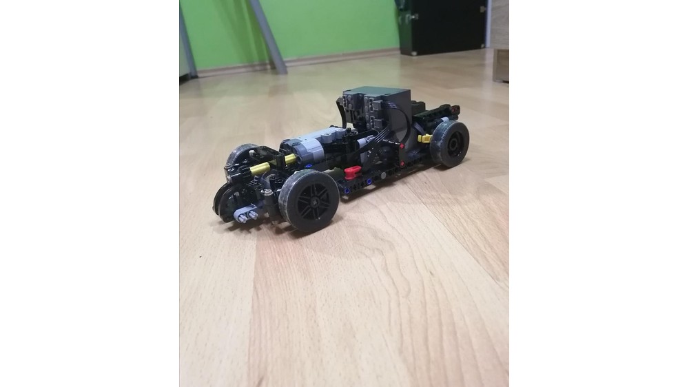 LEGO MOC Small AWD Chassis (Buwizz) by grs_bricks | Rebrickable - Build ...