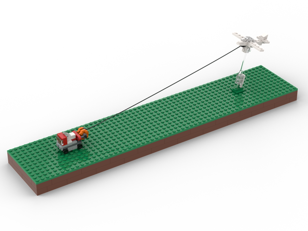 Lego Moc Sailplane Winch Launch By Lautinus Rebrickable Build With Lego
