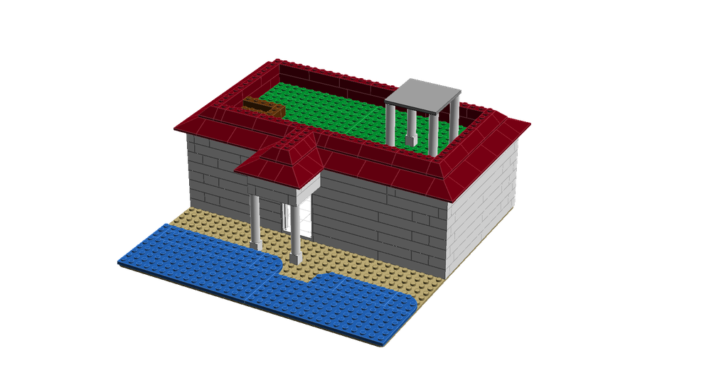 Lego Moc Beach House Challenge By The Mocmaker Rebrickable Build