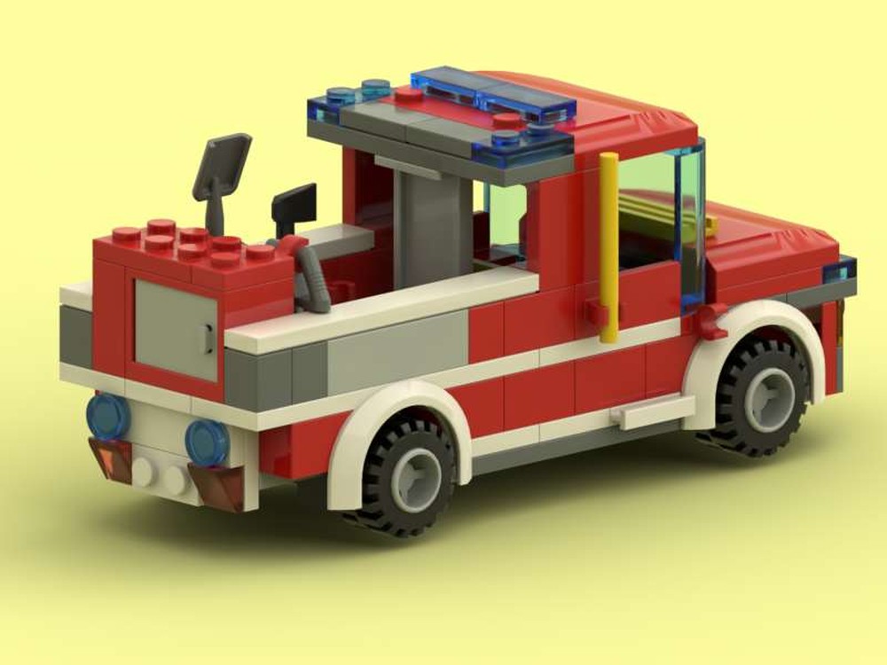 LEGO MOC firefighters pick up by Fabio_BrickintheWall | Rebrickable ...