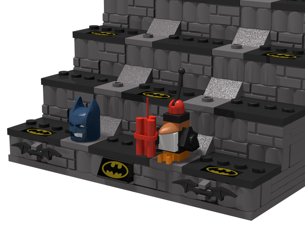 LEGO MOC Batman minifig display by Daddyniemi | Rebrickable - Build ...