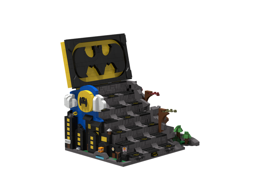LEGO MOC Batman minifig display by Daddyniemi | Rebrickable - Build ...