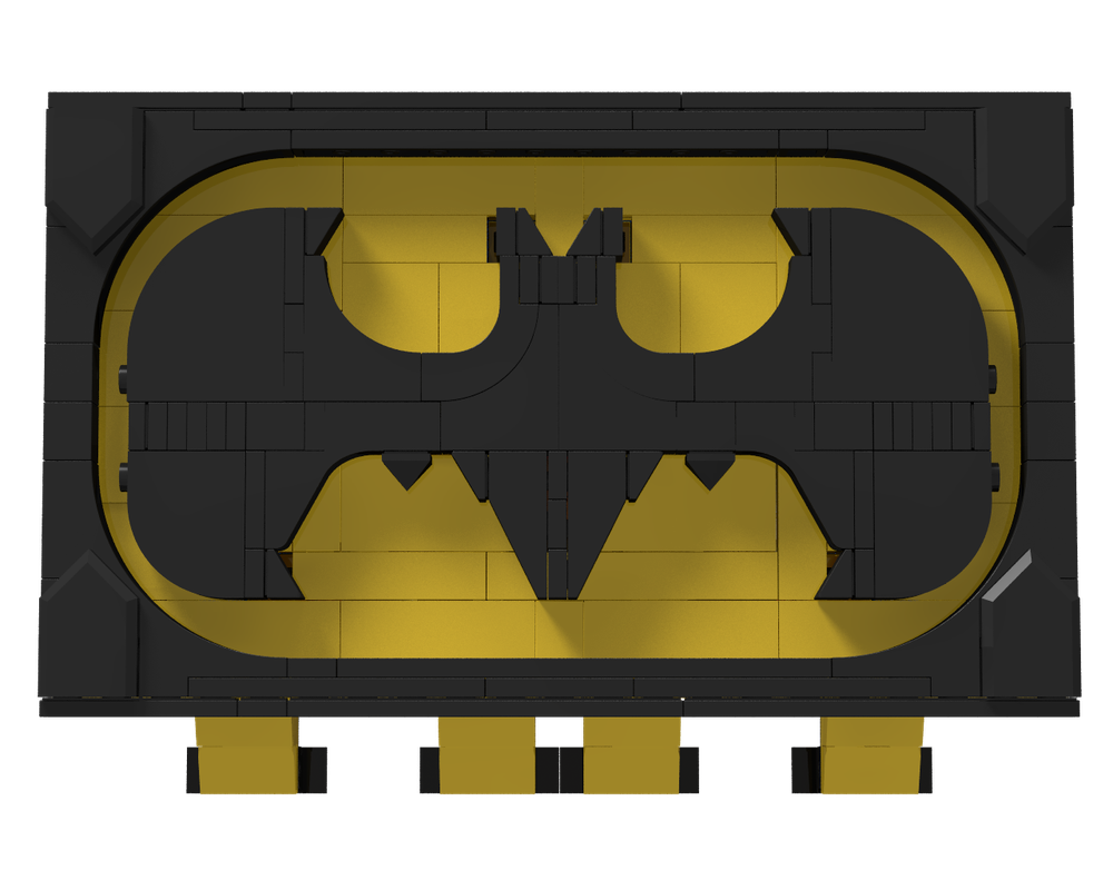 LEGO MOC Batman logo by Daddyniemi | Rebrickable - Build with LEGO