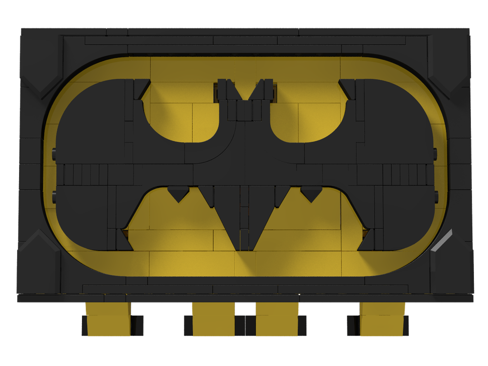 LEGO MOC Batman logo by Daddyniemi | Rebrickable - Build with LEGO