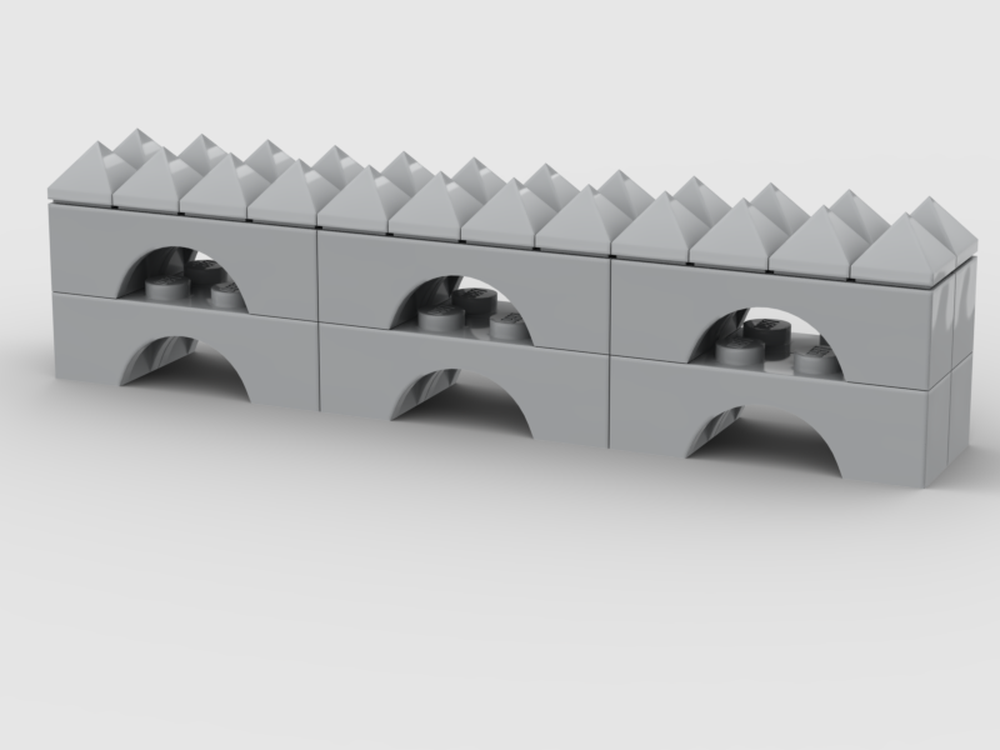 LEGO MOC micro greek aqueduct by BEAR MOCS | Rebrickable - Build with LEGO