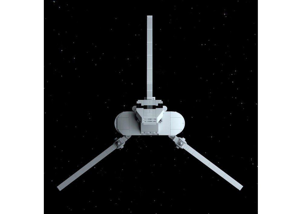 LEGO MOC Mini-Scale Imperial Sentinel-Class Shuttle with Display Stand ...