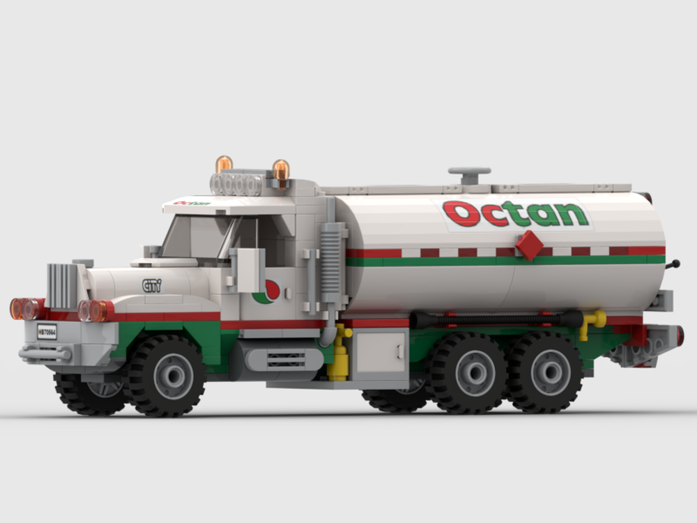 LEGO MOC Octan Fuel Truck by HaulingBricks | Rebrickable - Build with LEGO