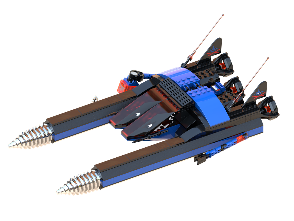 LEGO MOC Aqua - Sharks - Speed Submarine by Brick_Daniel | Rebrickable ...