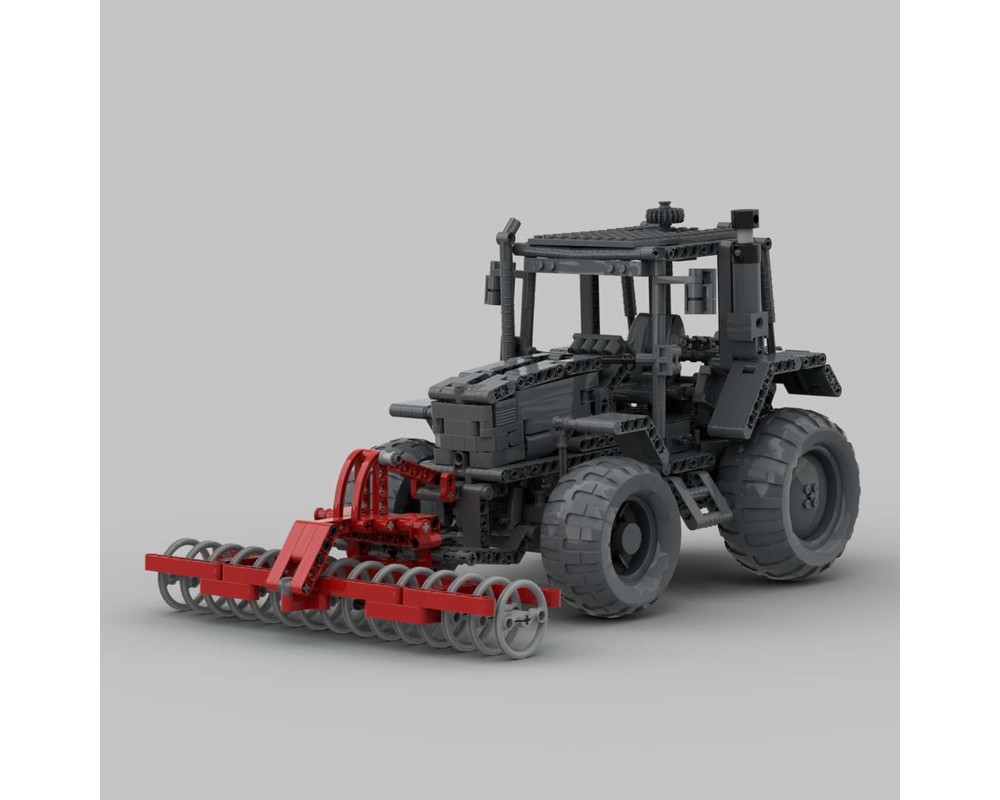LEGO MOC Front soil roller by TechnicFarm | Rebrickable - Build with LEGO