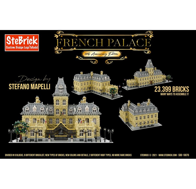 LEGO MOC French Palace 10th Anniversary Edition by STEBRICK ...