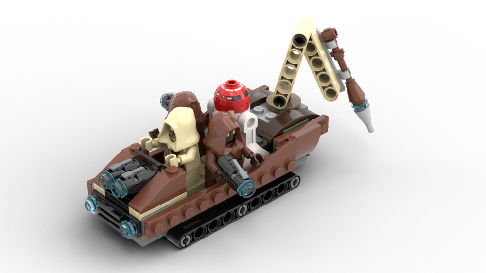 LEGO MOC-70683 75198 Alt - Jawa Buggy with Crane Drill by Razgamaziel ...