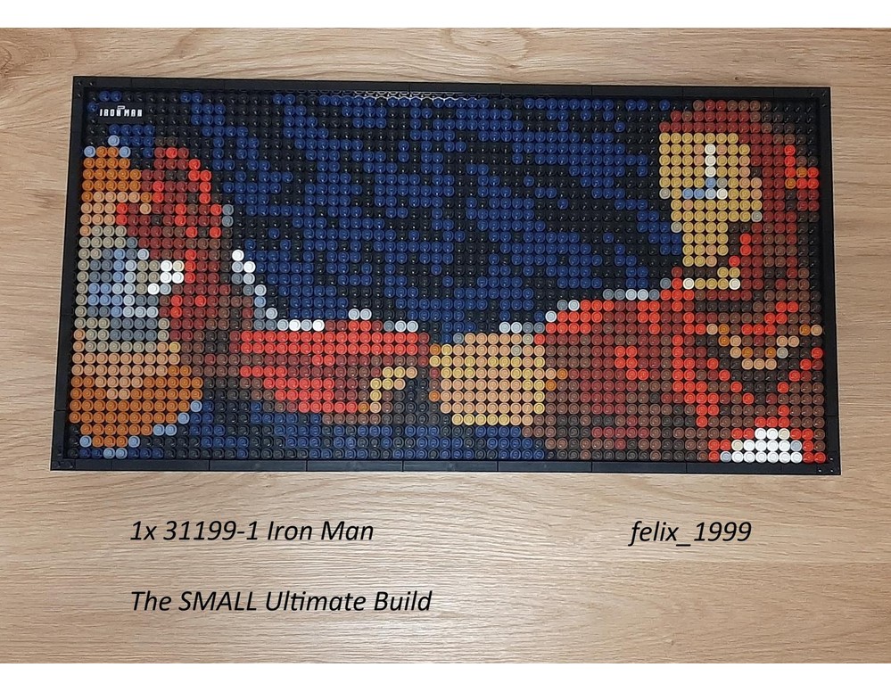LEGO MOC The SMALL Ultimate Build - Iron Man Mosaic - 31199 - Alternate ...